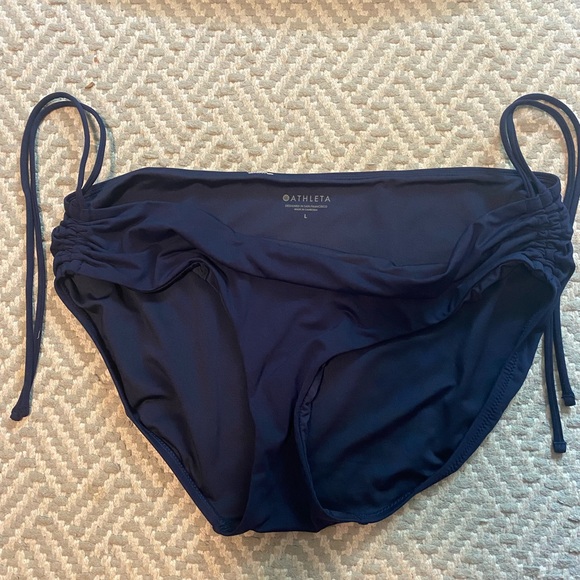 Athleta | Swim | Athleta Tankini Bathing Suit In Navy Blue | Poshmark